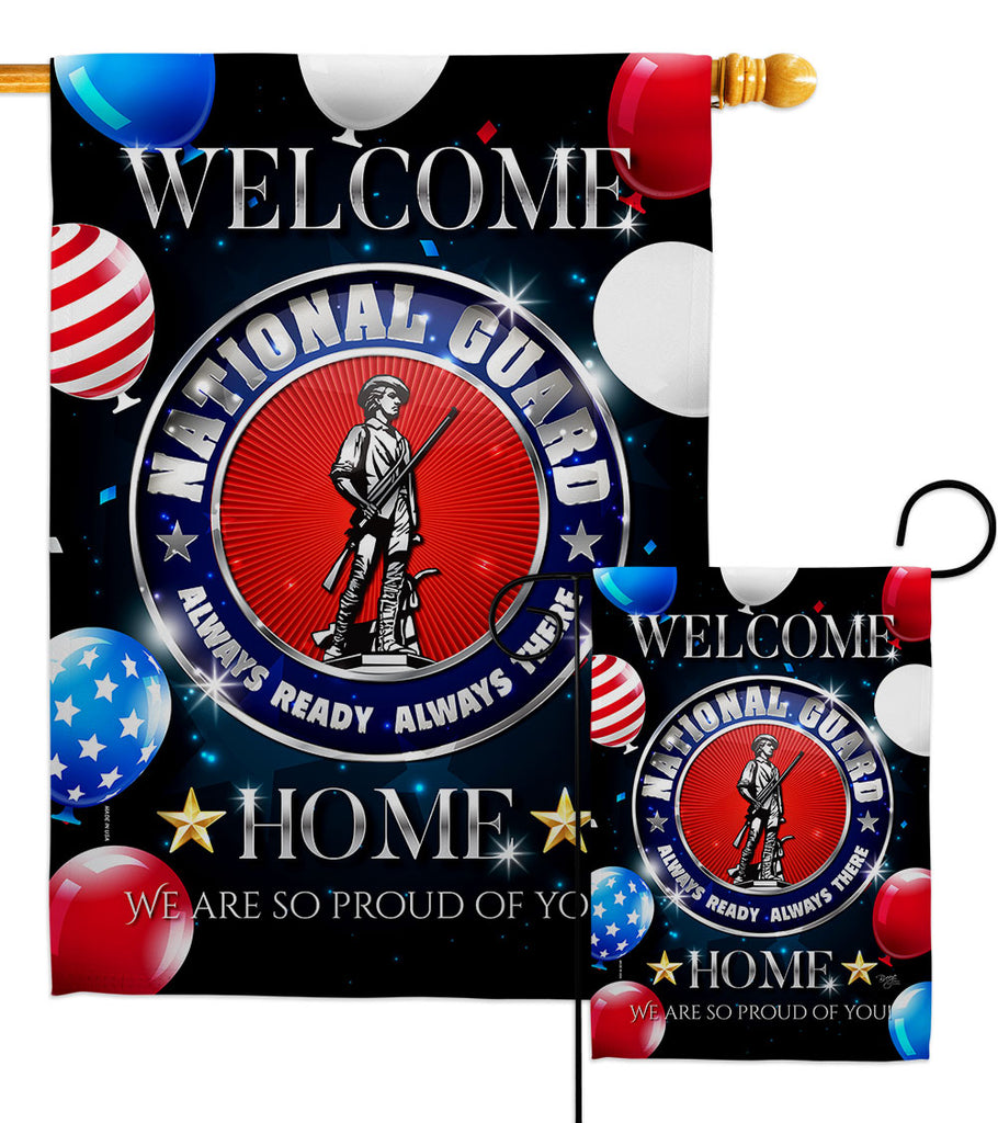 Welcome Home National Guard 108633 – Two Group Flag Co.
