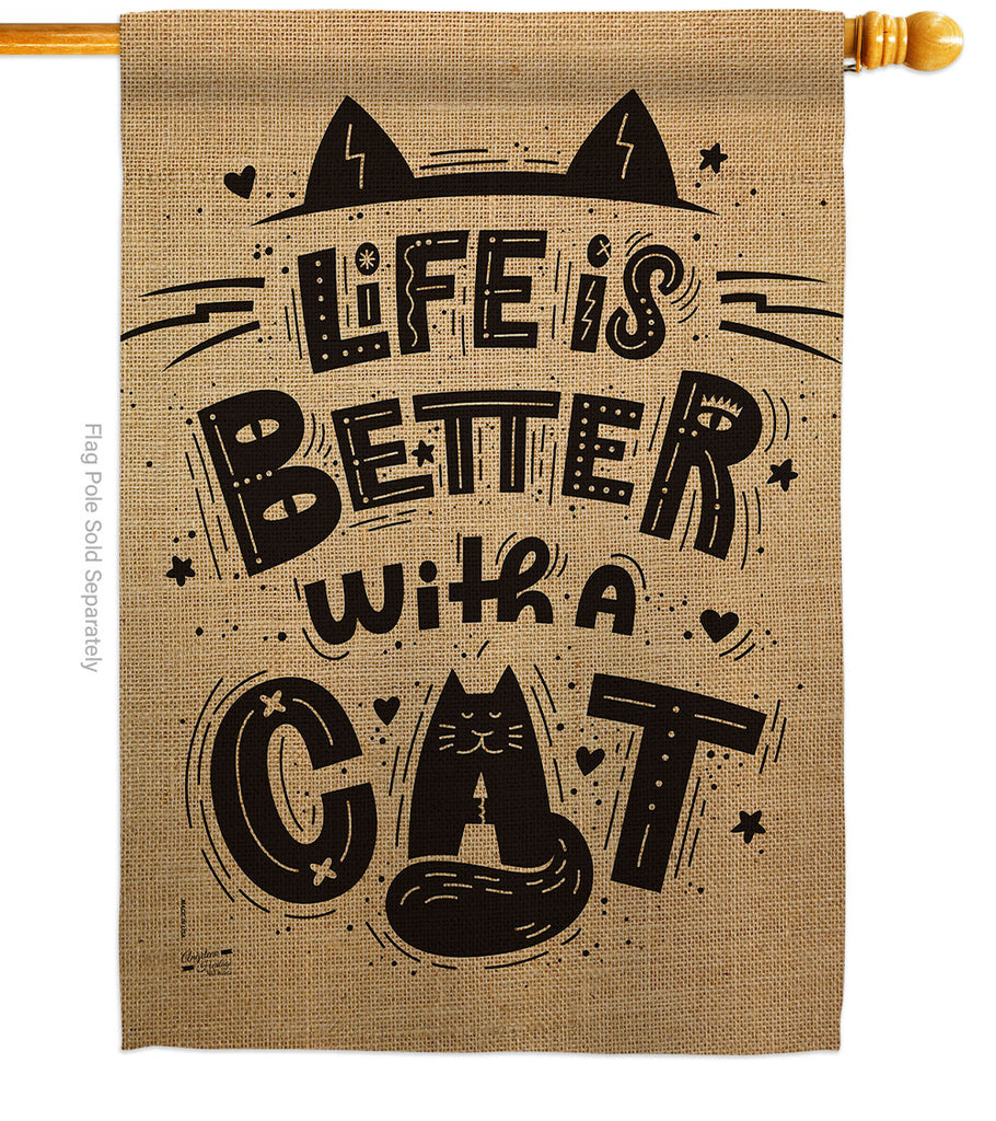 Better With a Cat 137230 – Two Group Flag Co.